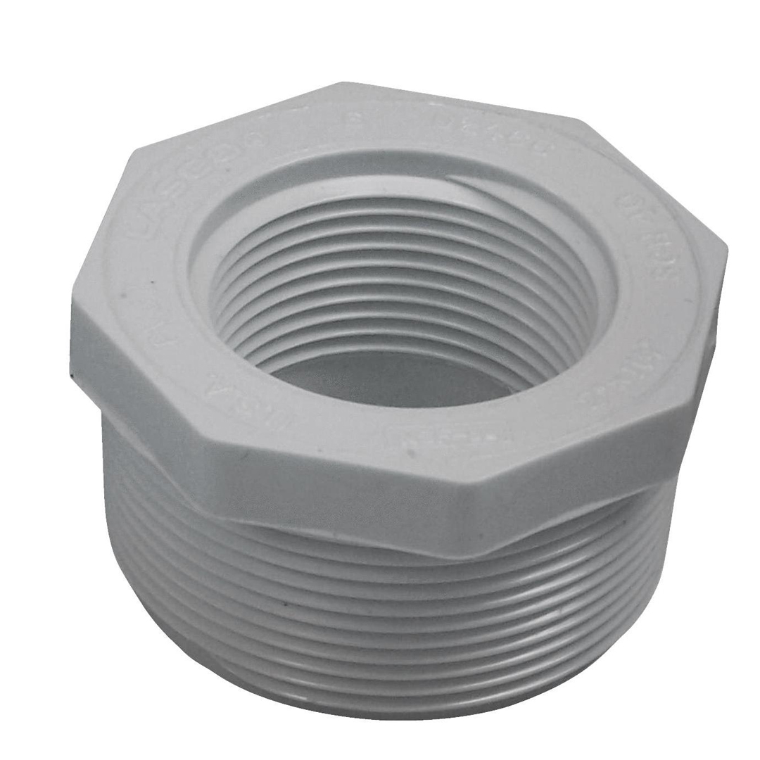 PVC Bushing 2x1-1/4 Inch 1 Each 02112 3800HA | M&C Home Depot