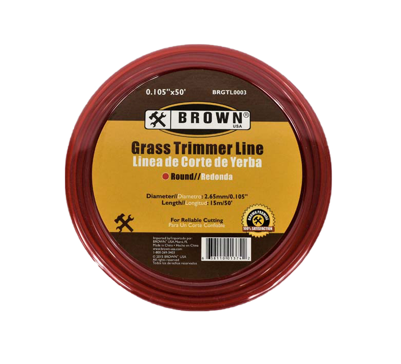 Brown USA Trimmer Line 0.105x50 Foot 1 Each BRGTL0003 | M&C Home Depot