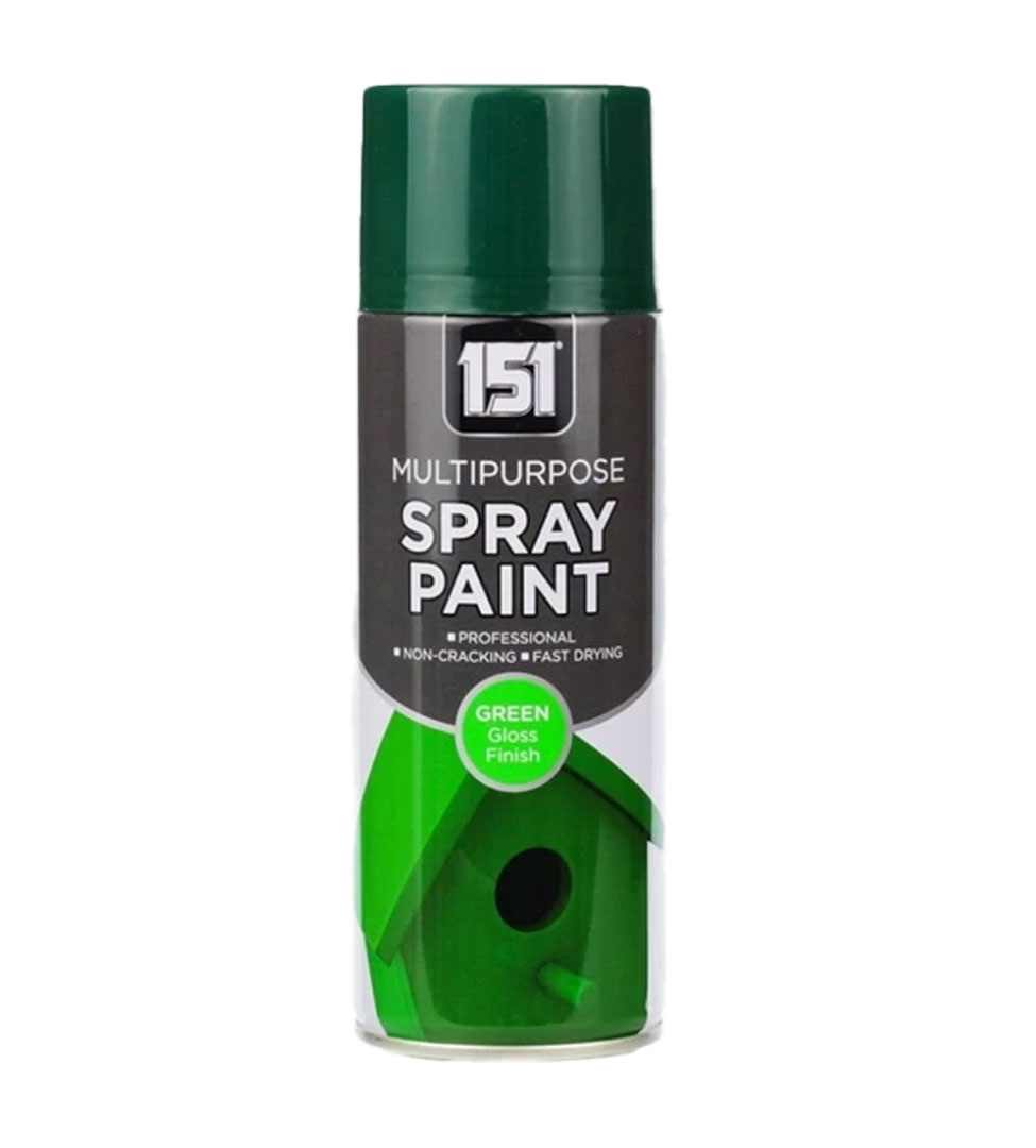 151 Multipurpose Spray Paint 400ml Green 1 Each TAR042 | M&C Home Depot