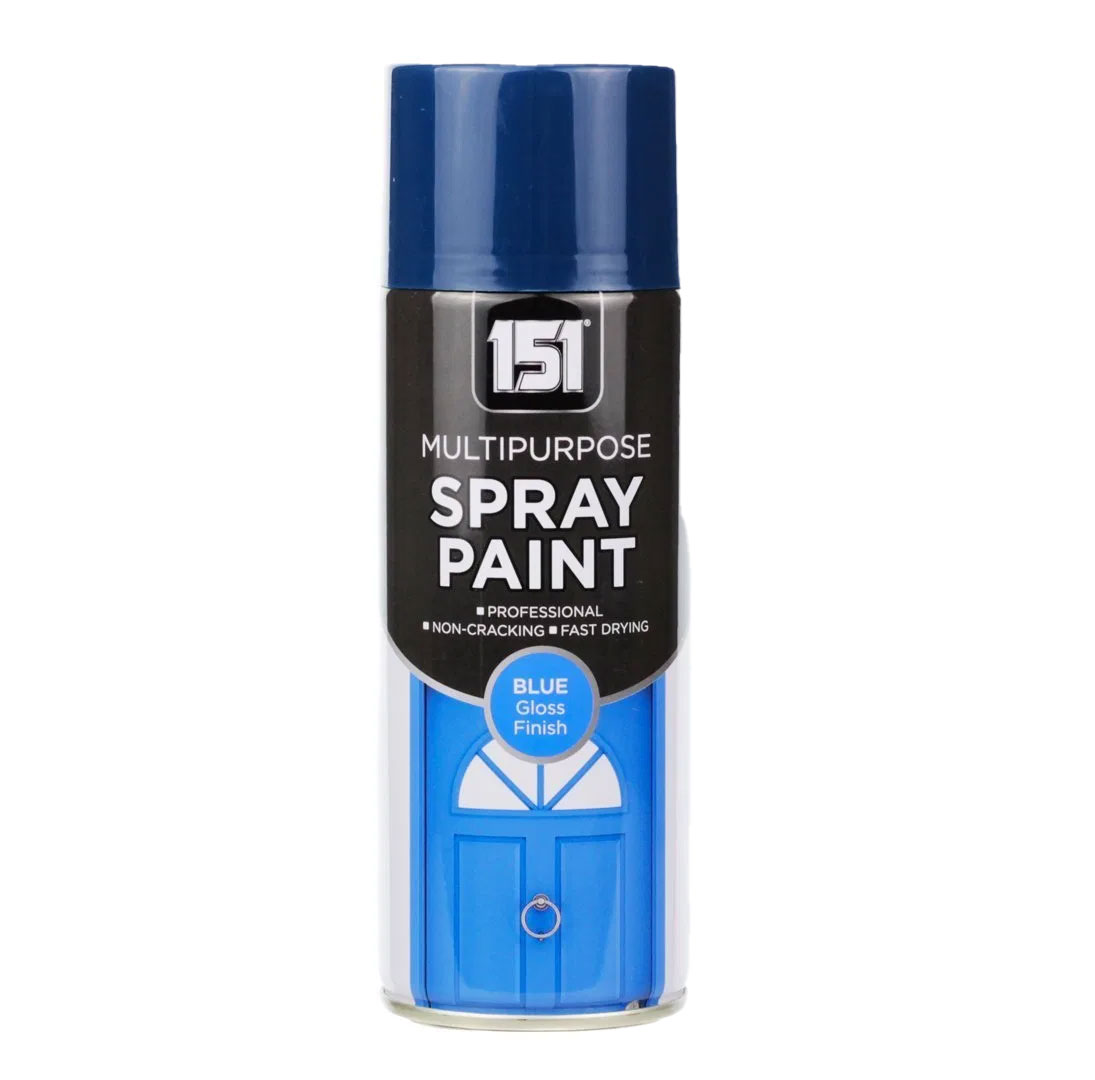 151 Multipurpose Spray Paint 400ml Blue 1 Each TAR041 | M&C Home Depot