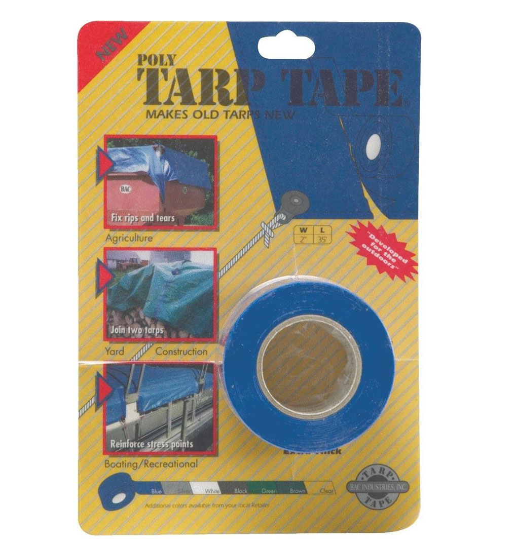 Poly Tarp Tape 2Inx35ft Blue 1 Each TTB | M&C Home Depot