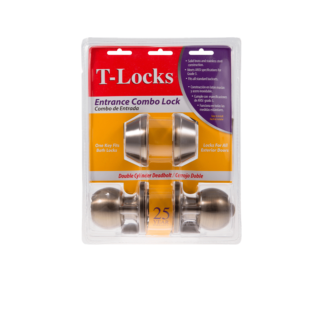 Toledo Double Combo Set T Lock 1 Each T-T871L312US5 | M&C Home Depot