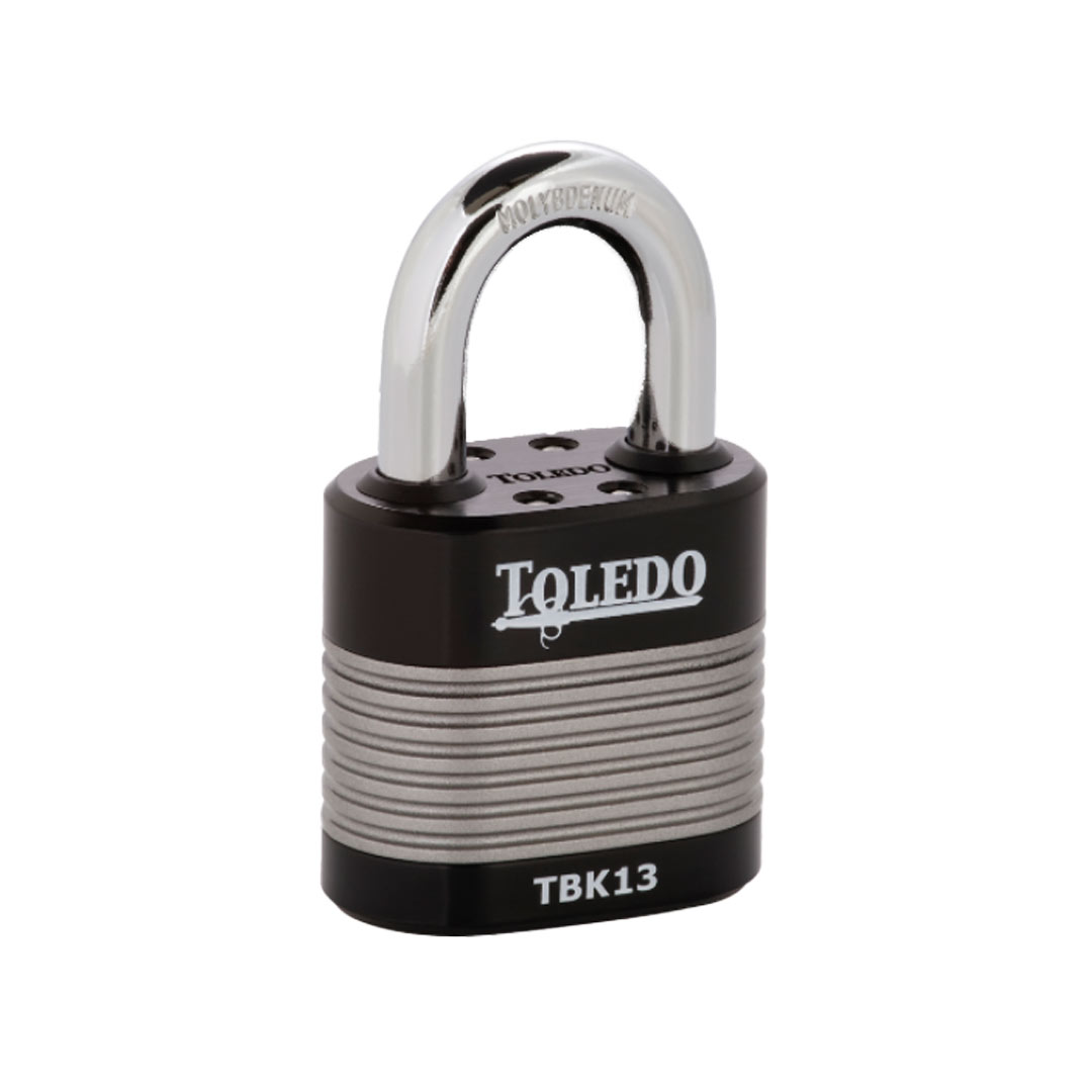 Toledo Armored Steel Laminated Padlock 1 Each T-TBK13 | M&C Home Depot