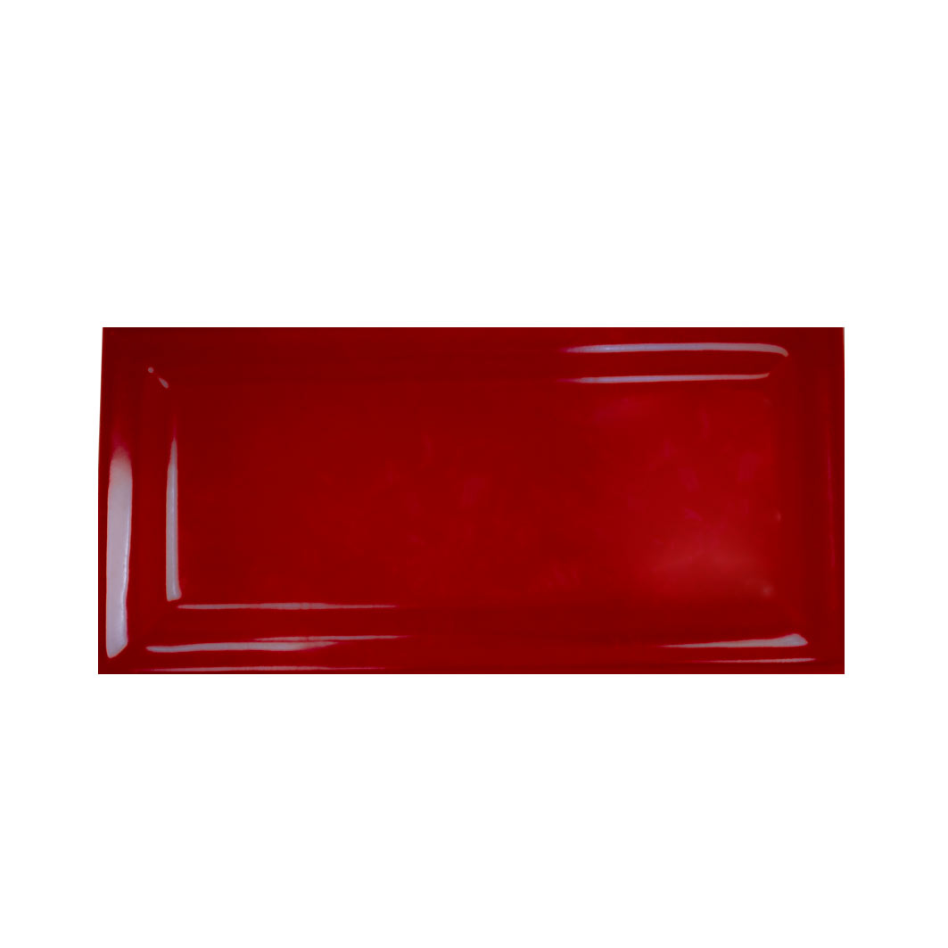 Tile Porcelain 3x6 Inch Red 1 Each 75159 | M&C Home Depot