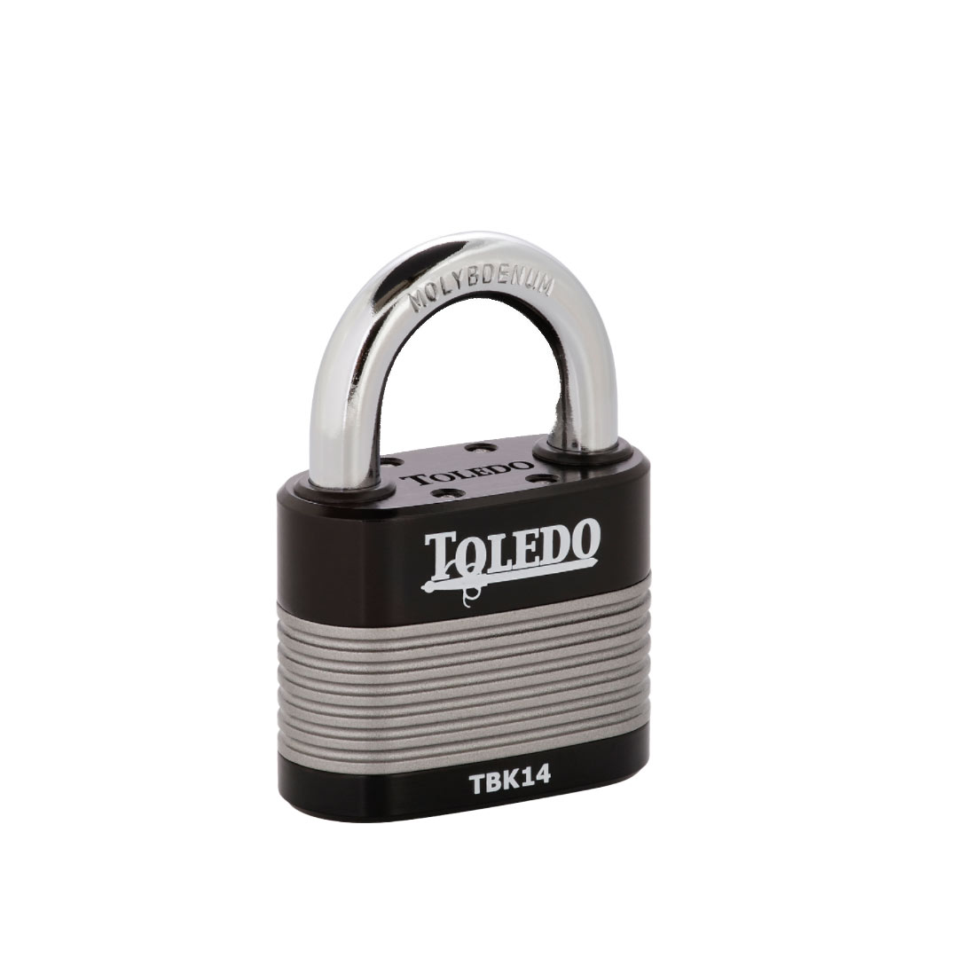 Toledo Armored Steel Padlock 63mm Black 1 Each TBK14 | M&C Home Depot