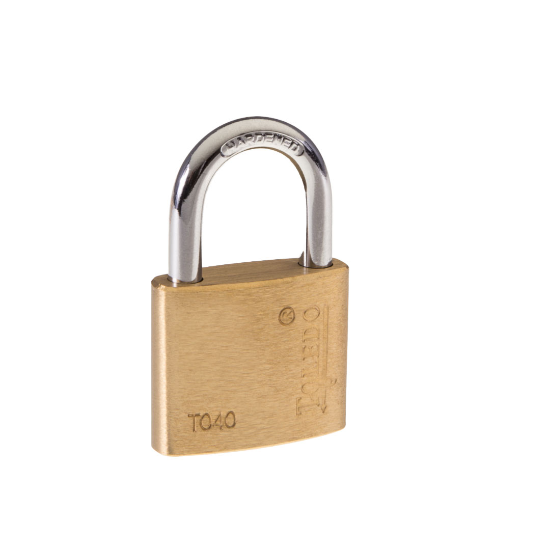 Toledo Padlock 40mm Brass 1 Each T-TO40 | M&C Home Depot