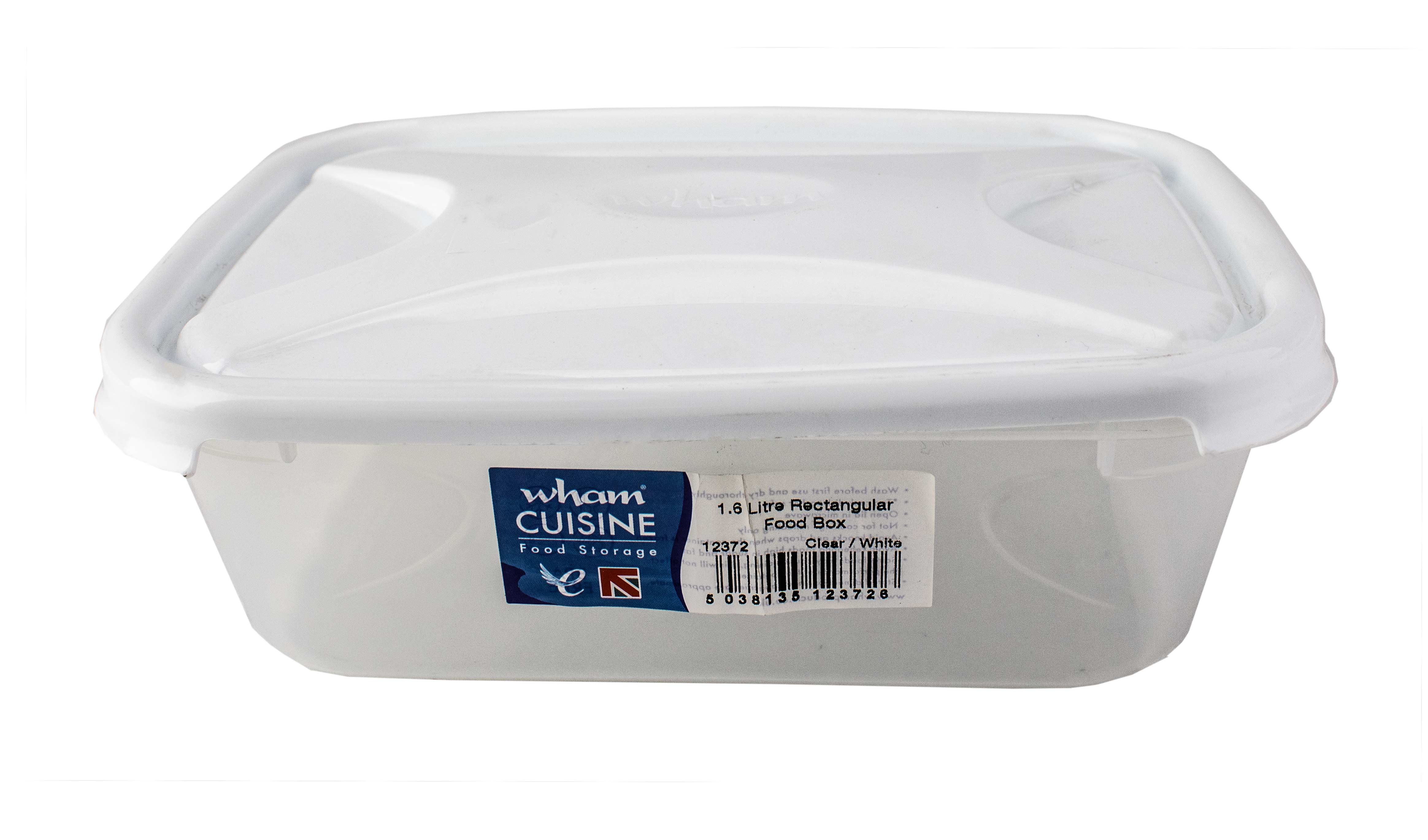 Wham Food Container Rectangular Ice White 1 Each 12372 | M&C Home Depot