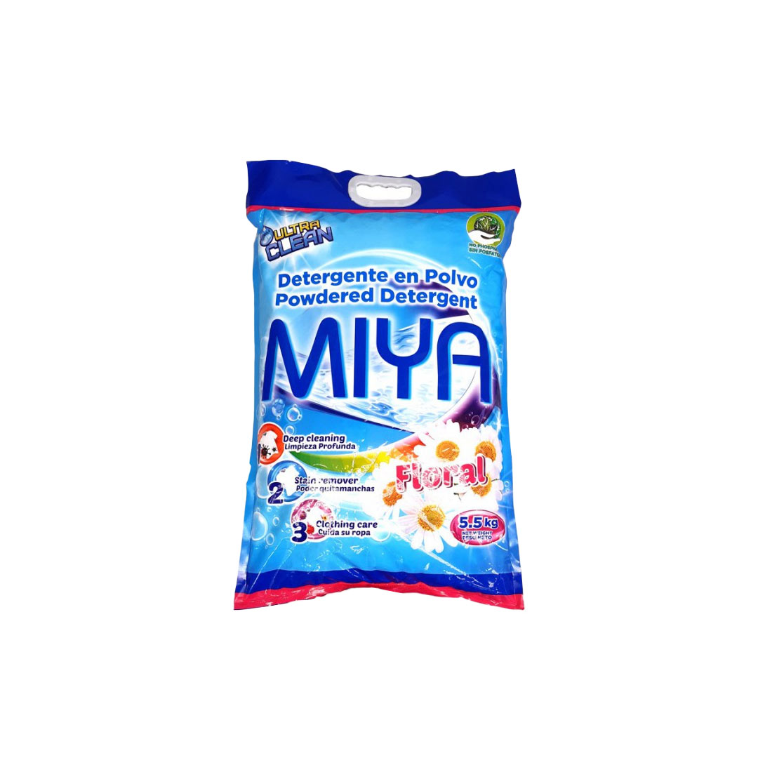 Miya Laundry Detergent Powder Floral Scent 5.5kg 1 Each 011-D5500B | M ...