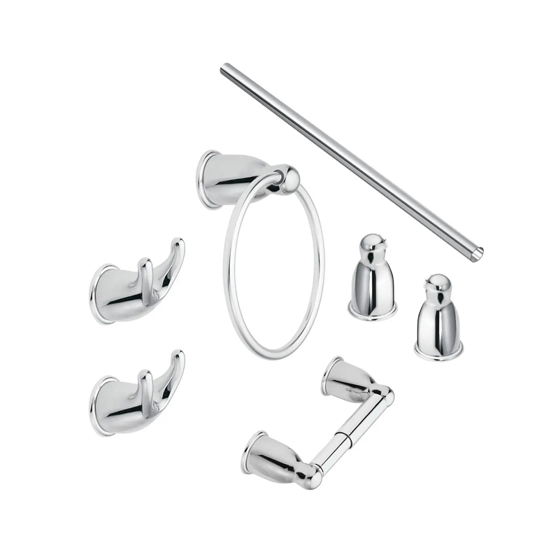 Moen Bathroom Set 5 Piece 1 Each ITLY8075CH | M&C Home Depot