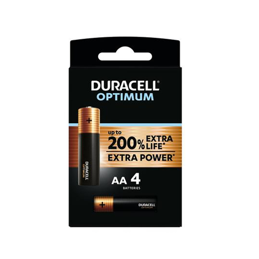 Duracell Optimum Battery 4 Pack AA 1 Each | M&C Home Depot