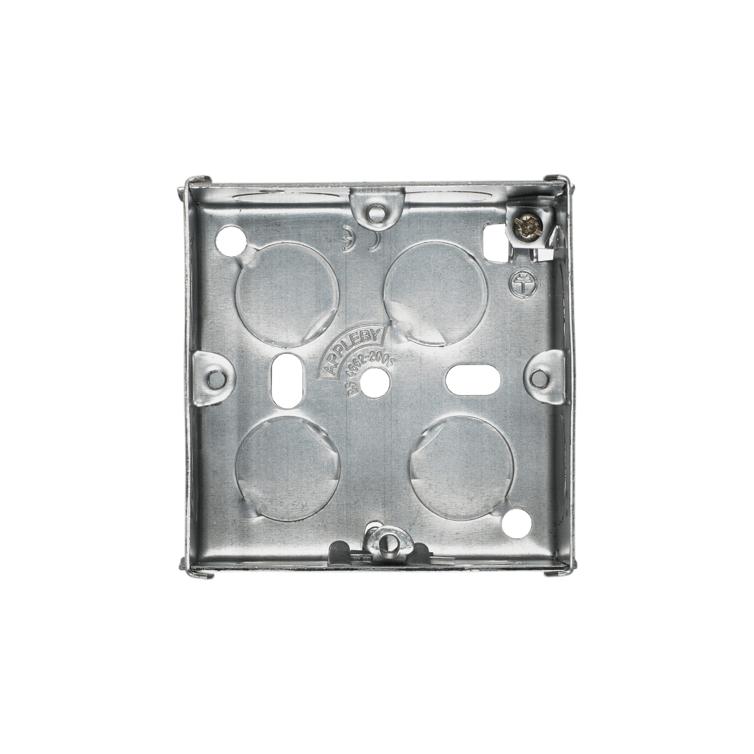 Crabtree Socket Box Metal Lug 1Gang 1 Each SB618 | M&C Home Depot