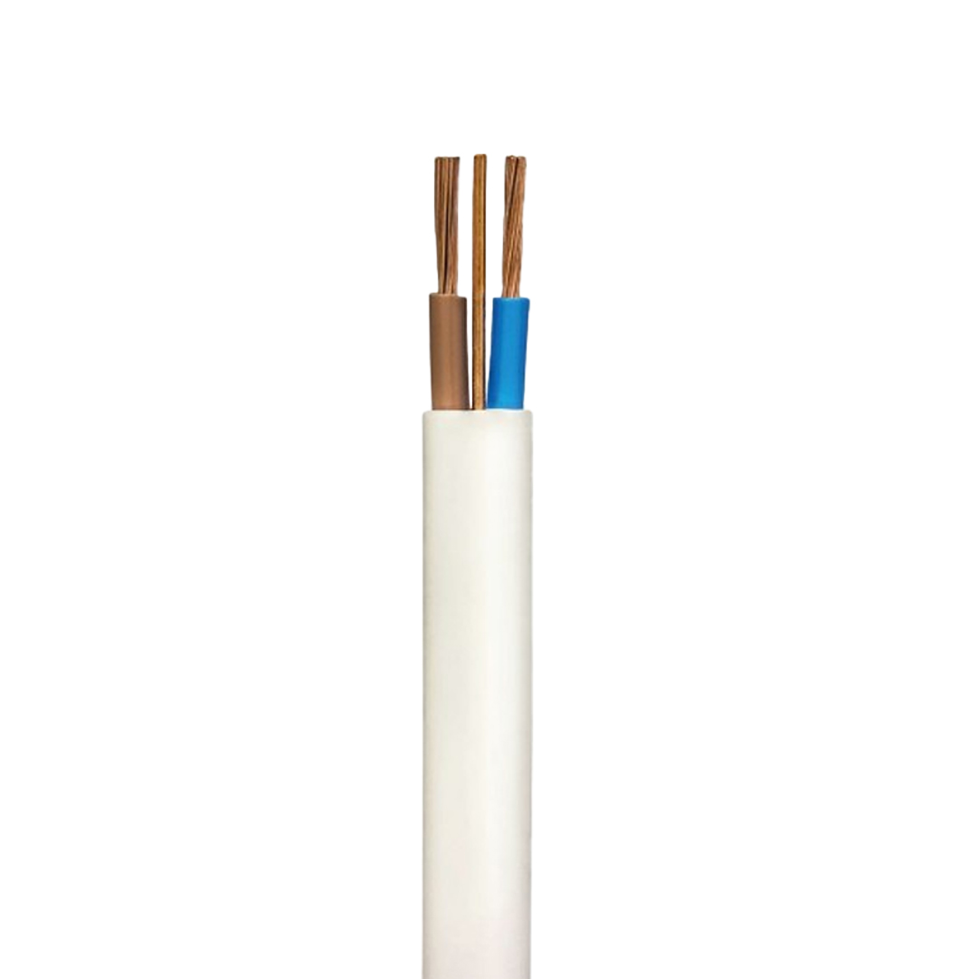 Cable Twin And Earth Ecc 4mm White 1 Yard | M&C Home Depot
