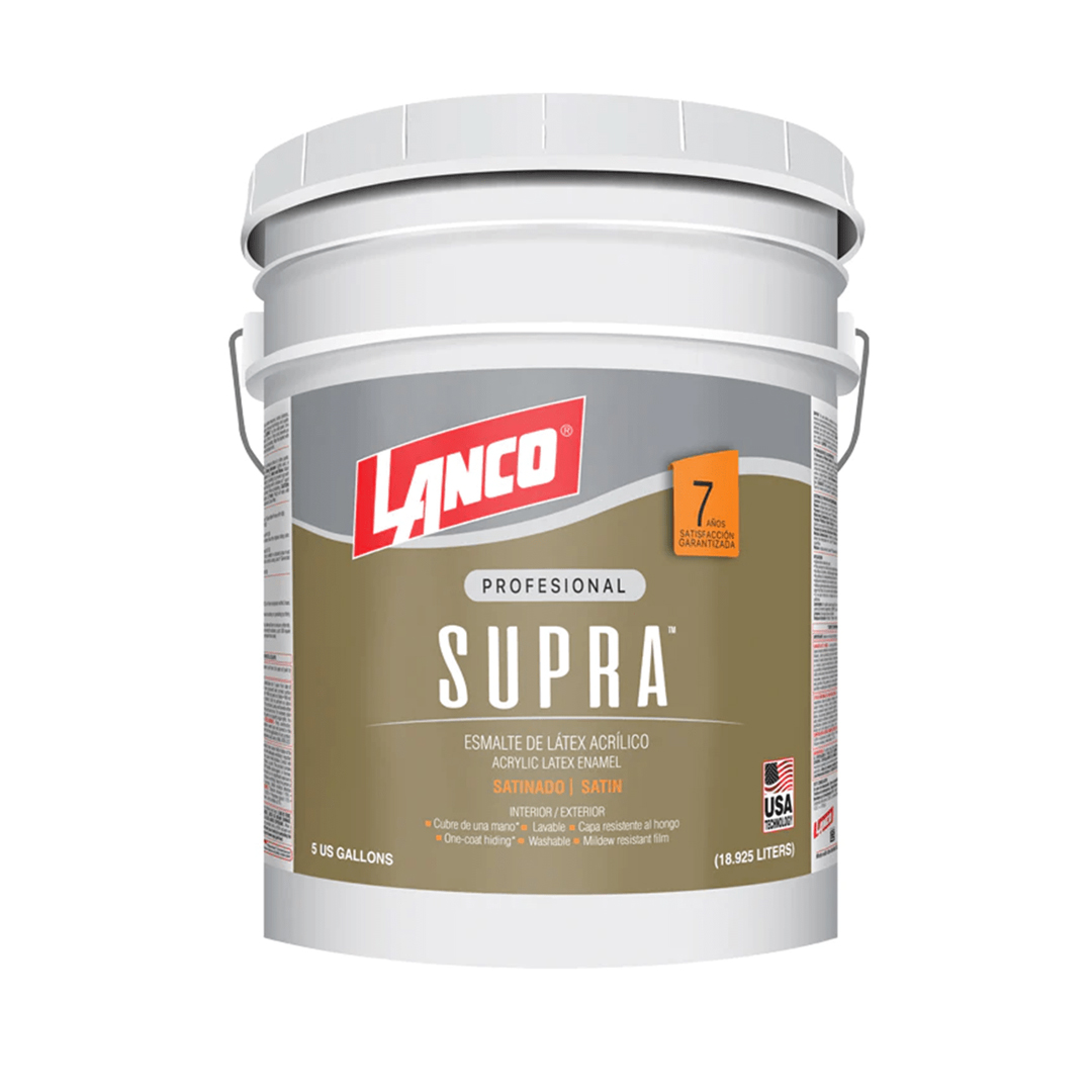 Lanco Supra Value Paint White 1 Gallon VA950-4 | M&C Home Depot