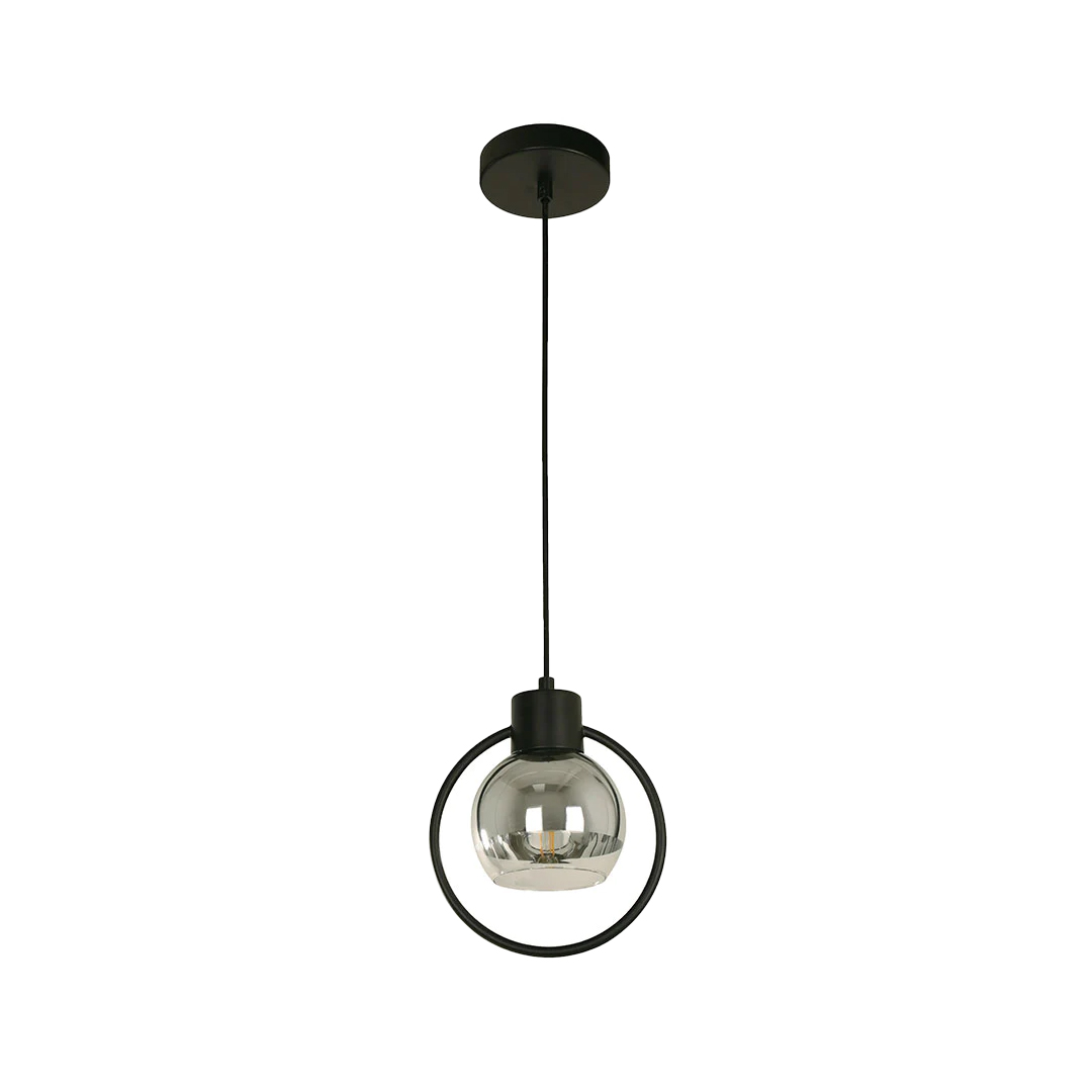 Lamparama Hanging Lamp E27 40W 1L Black 1 Each 23130-2 | M&C Home Depot