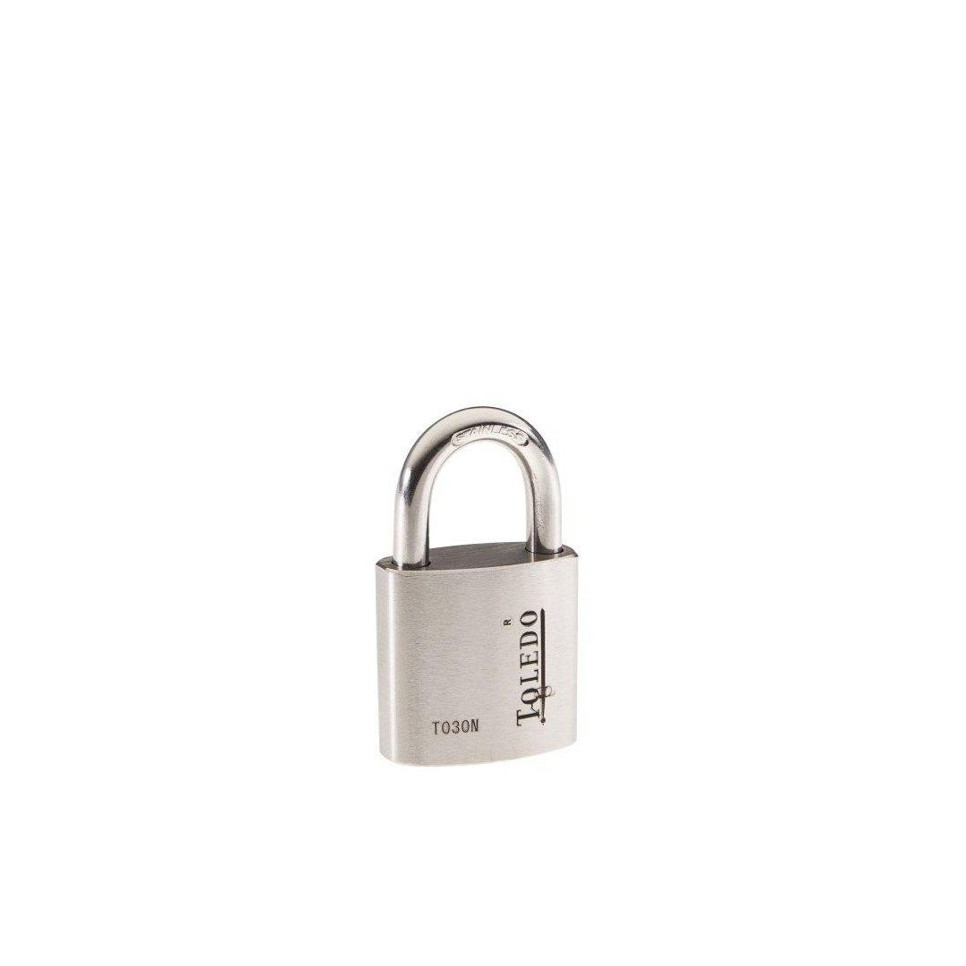 Toledo Padlock 30mm Stainless Steel 1 Each T-T030N | M&C Home Depot