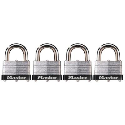 Master Lock Warded Padlock 4 Pack 1-1/2 Inch 1 Each 8596QHC 83884 | M&C ...