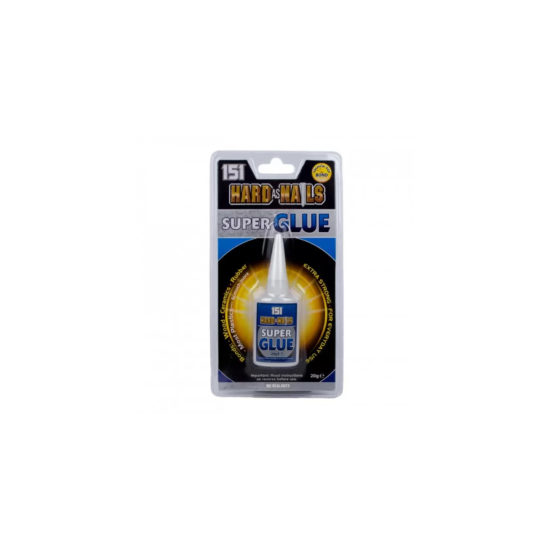 151 Hard As Nail Super Glue 20 g 1 Each 1511111B | M&C Home Depot