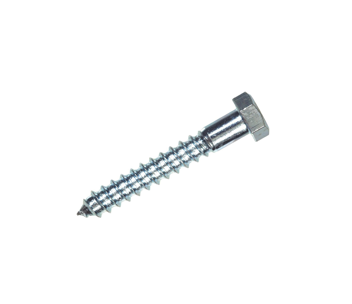 Hillman Hex Lag Screw 1/4x1-1/2 Inch Zinc 1 Each 230009 795-325 | M&C ...