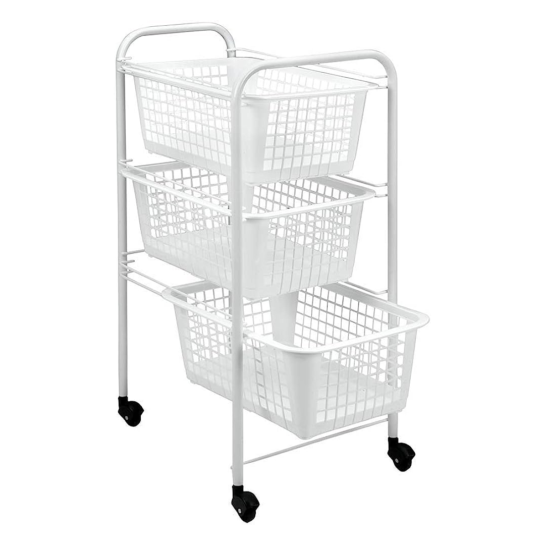 Metaltex Rolling Cart 3 Tier 1 Each 341803 006 | M&C Home Depot