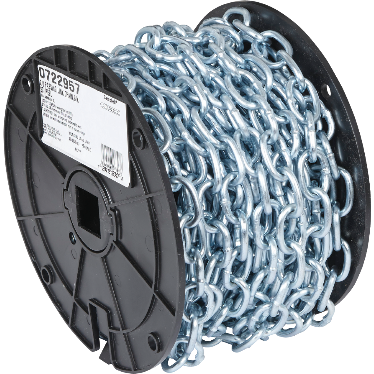 Campbell Passing Link Chain 50 Foot 1 Foot 722957 | M&C Home Depot