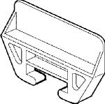 Prime Line Drawer Track Guide 1-3/32 Inch 1 Each 221376 | M&C Home Depot