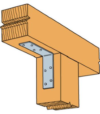 Simpson Strong Tie Angle 1 Each A44 | M&C Home Depot