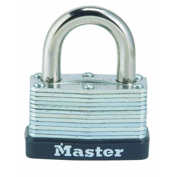 Master Lock Laminated Steel Warded Padlock 1-3/16 Inch 1 Each 500D ...