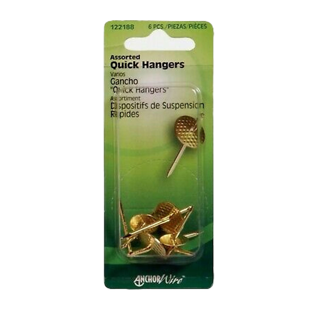 Hillman Quick Hanger Assorted 6 Pack 122188 | M&C Home Depot